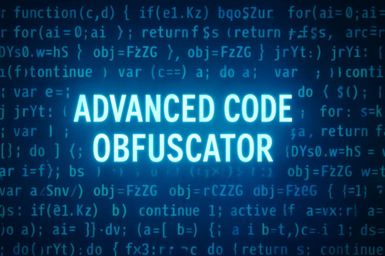 Advance Code Obfuscator - GenXCyber